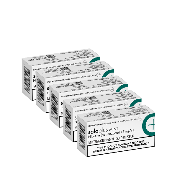 Solo Plus 5 Pack Pods (5 x 5ml) – Tabuu