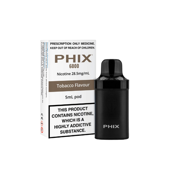 Phix 6000 Tobacco Pods (1 x 5ml) – Tabuu