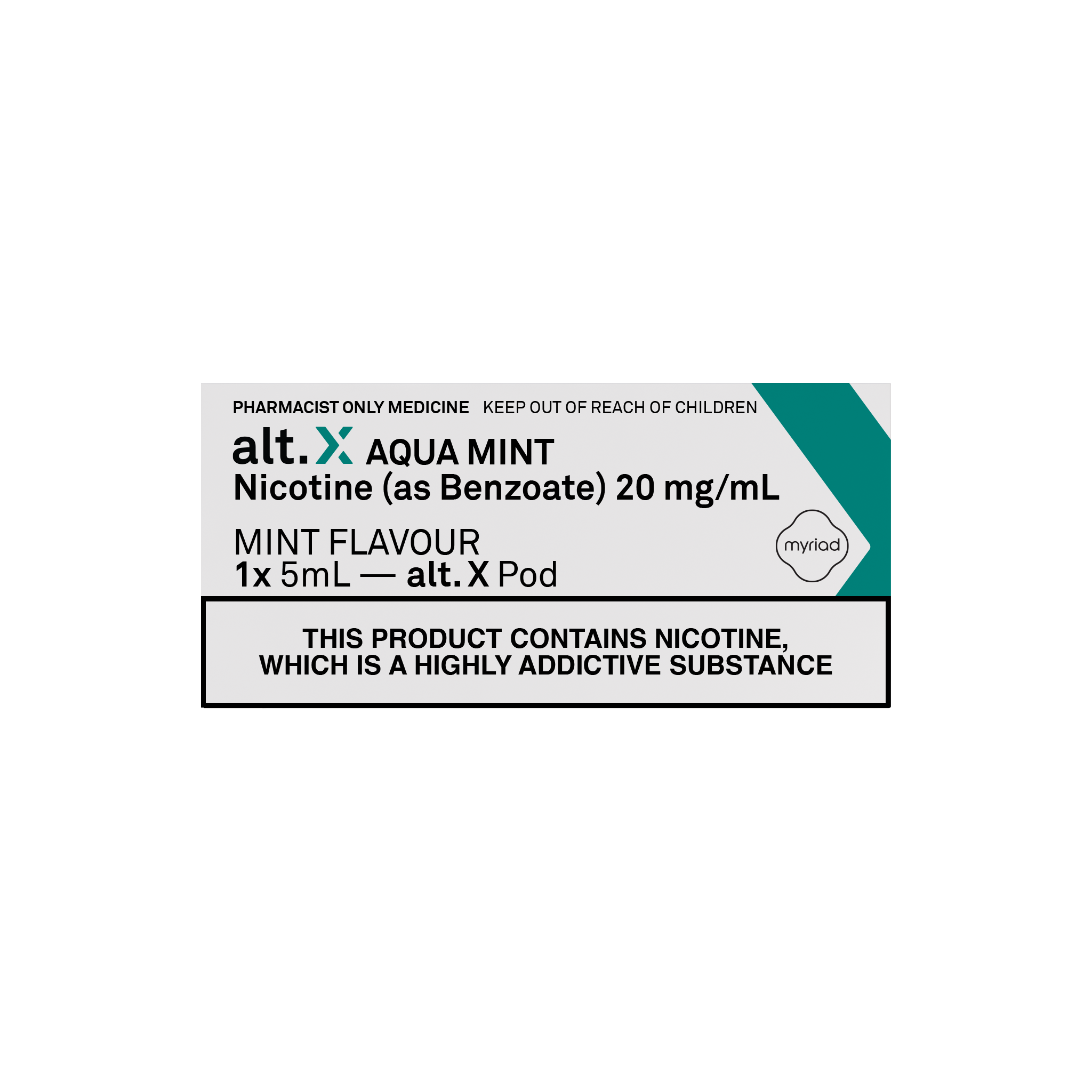 alt. X Aqua Mint Pods (1 x 5ml) – Tabuu