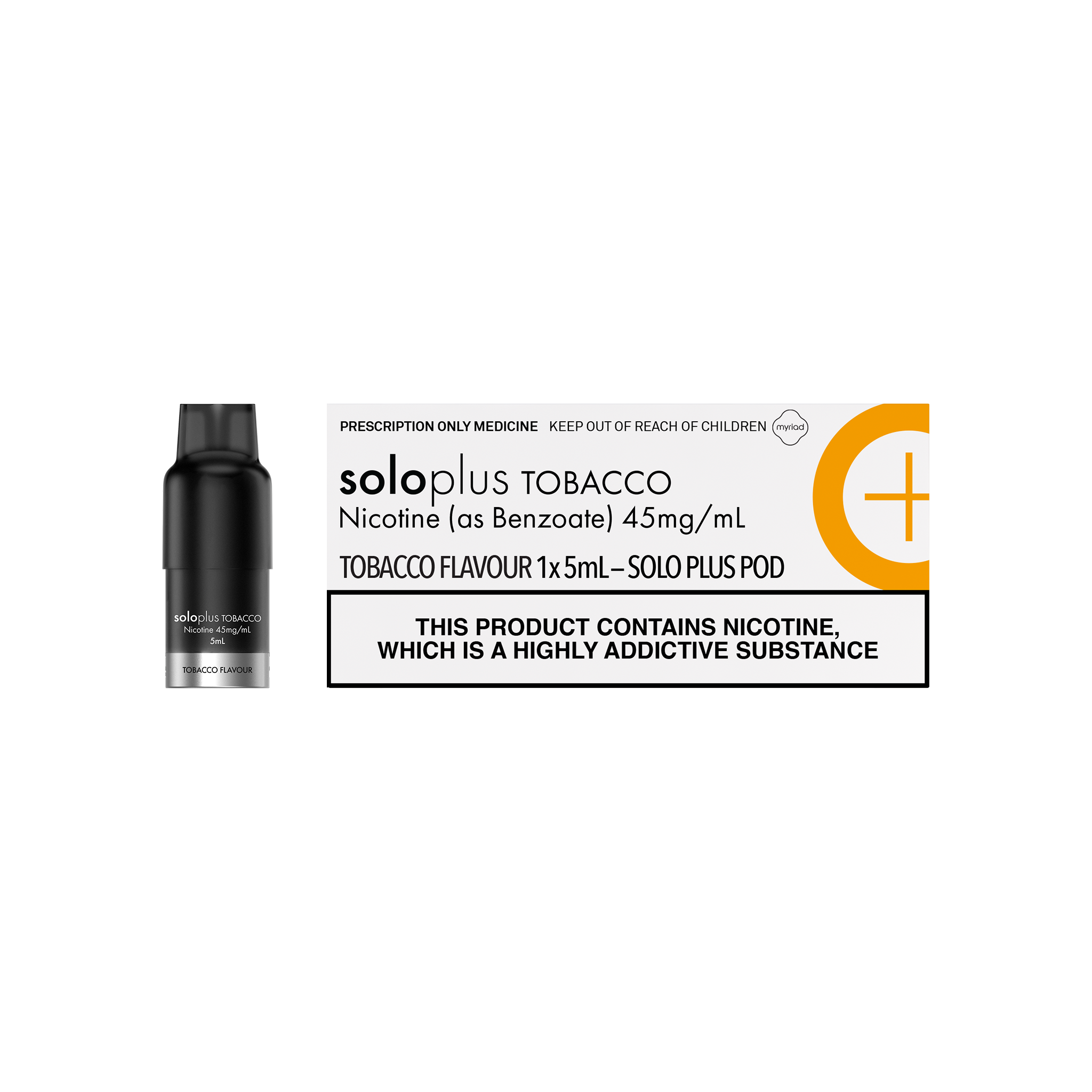 Solo Plus Tobacco Pods (1 x 5ml) – Tabuu