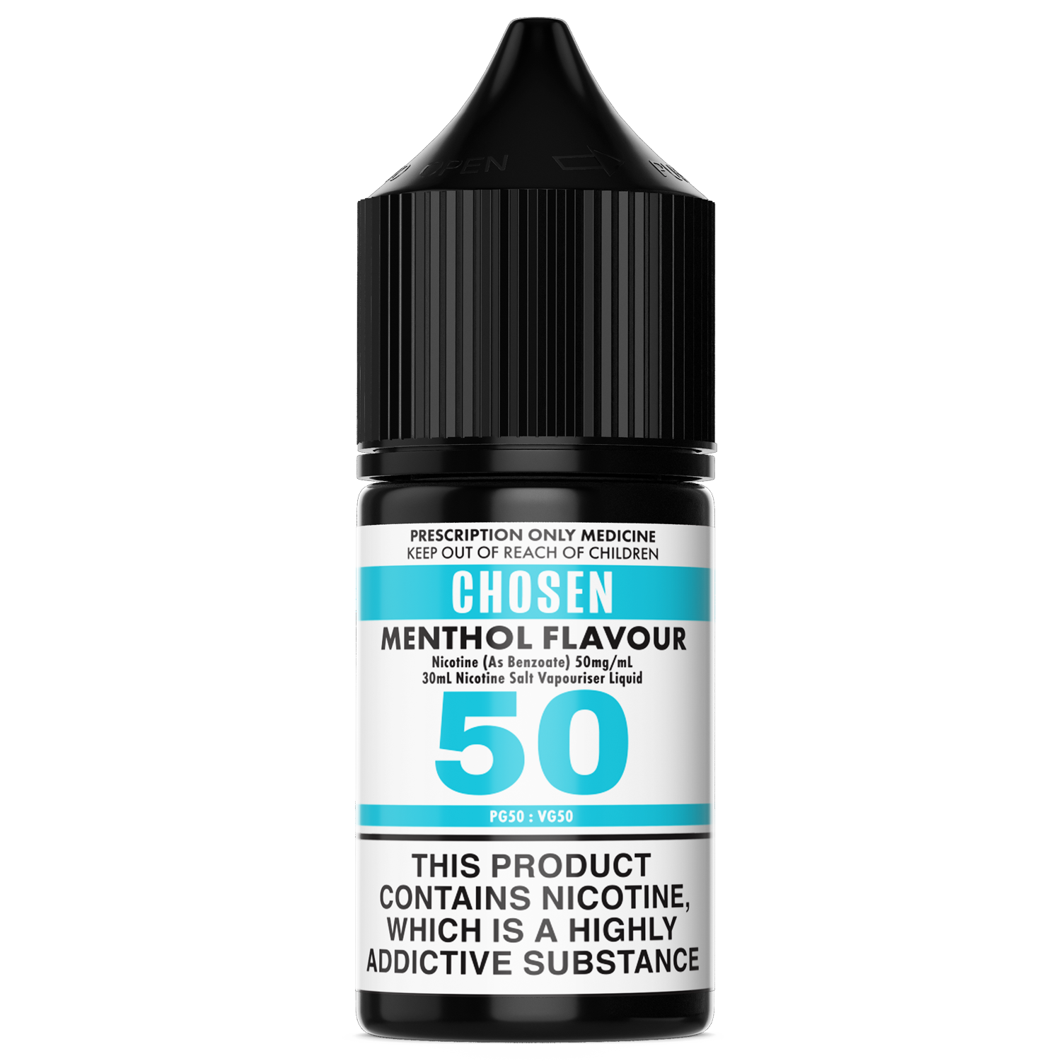 CHOSEN Menthol Salts (1 x 30ml) – Tabuu