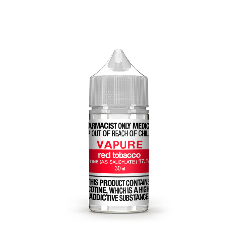 VAPURE Red Tobacco Salts (1 x 30ml) – Tabuu