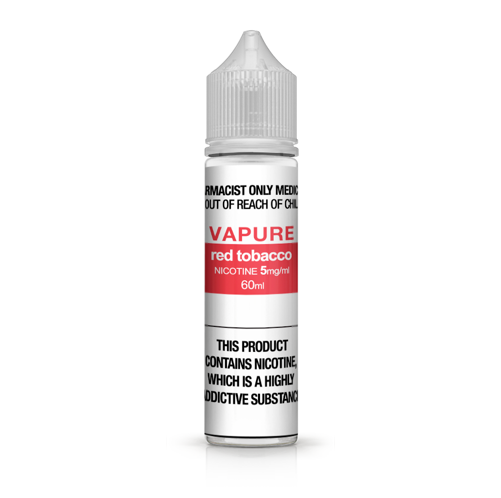 VAPURE Red Tobacco Freebase (1 x 60ml) – Tabuu