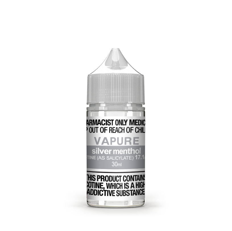 VAPURE Silver Menthol Salts (1 x 30ml) – Tabuu